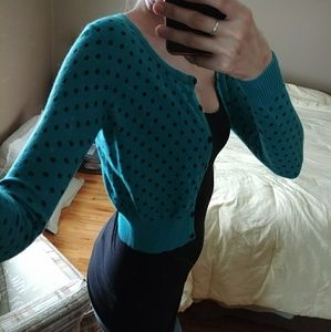 Papaya | Sweaters | Cute Cropped Teal Sweater Papaya Sz S | Poshmark